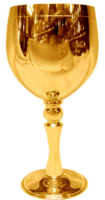 Classic Chalice - gold plated 24 Kt - Image